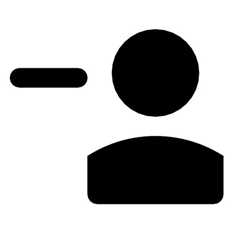 User Minus Solid Vector SVG Icon SVG Repo