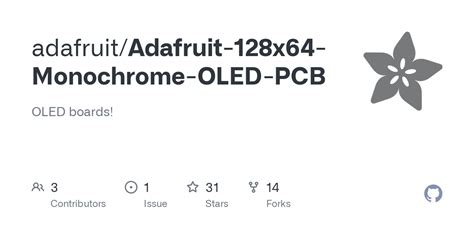 Adafruit 128x64 Monochrome OLED PCB Adafruit 128x64 Mono OLED PCB Sch