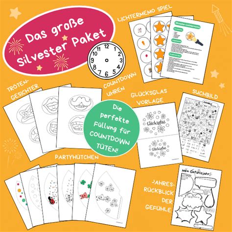 Silvester mit Kindern ganz entspannt mit Countdown Tüten BestMomEver