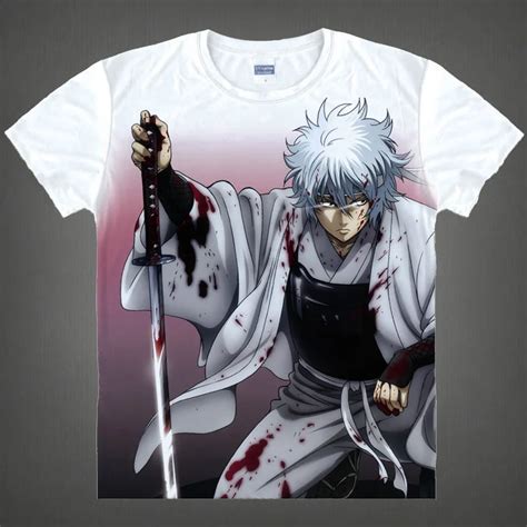 Buy Gintama T Shirts Kawaii Japanese Anime T Shirt