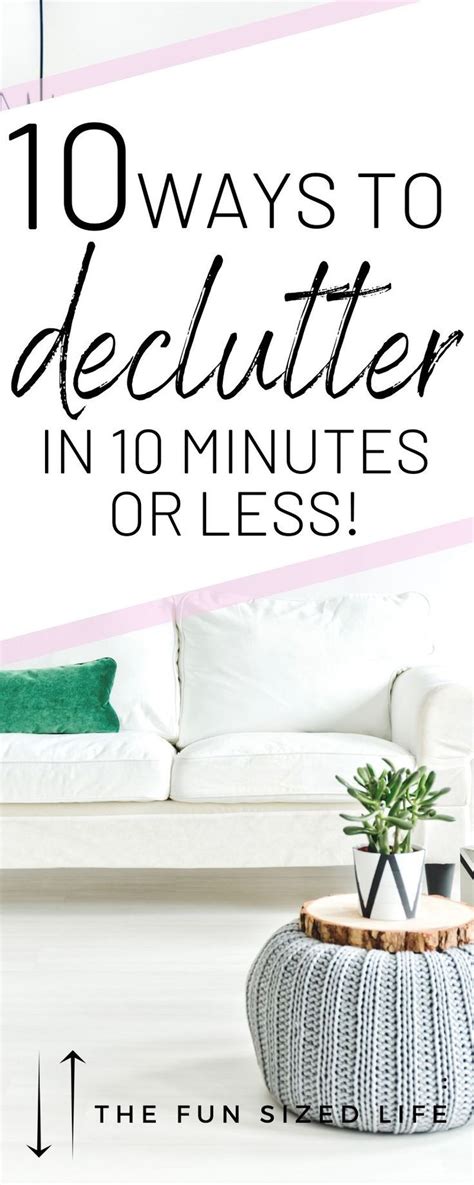 Quick And Easy Decluttering Tips