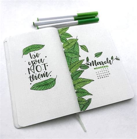 Green Bullet Journal Spreads Bullet Journal Spreads Bullet Journal Bullet Journal Writing