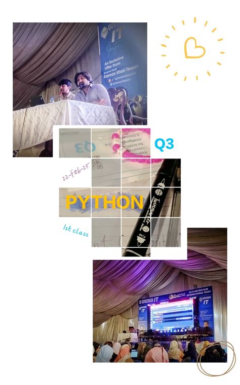 🌟 Python Learning Journey Q3 First Class 🚀 Sania Alina