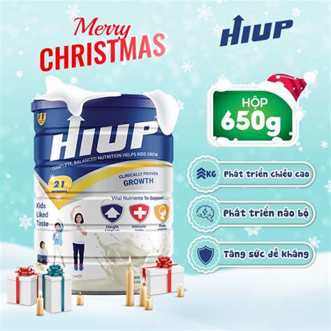 Sữa Bột Hiup Tăng Chiều Cao Tăng Cân Cho Trẻ Từ 2 đến 15 Tuổi Hộp