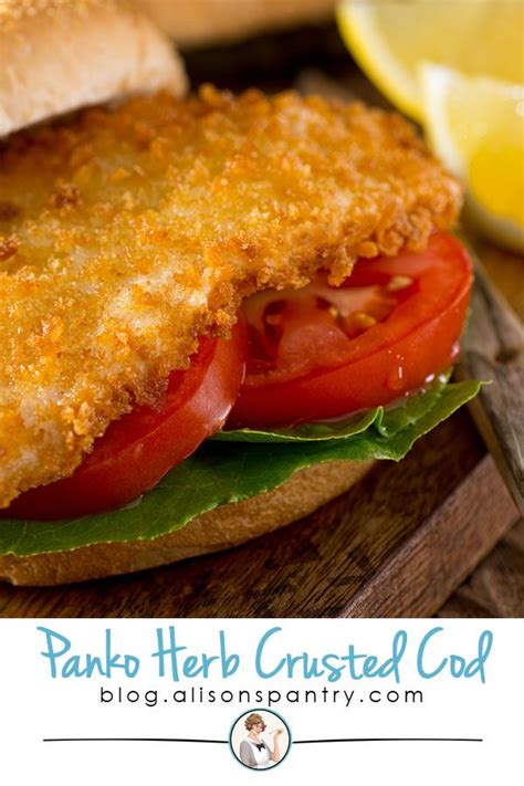 Panko Herb Crusted Cod Recipe