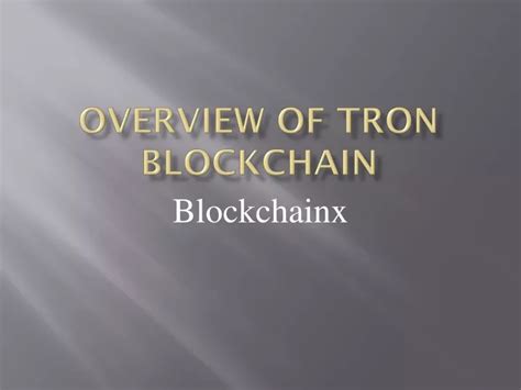 PPT Tron Token Development Company Trc Token Development PowerPoint Presentation ID