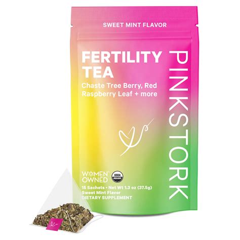Pink Stork Fertility Tea For Conception And Hormone Balance With