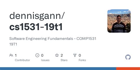 GitHub Dennisgann Cs1531 19t1 Software Engineering Fundamentals COMP1531 19T1