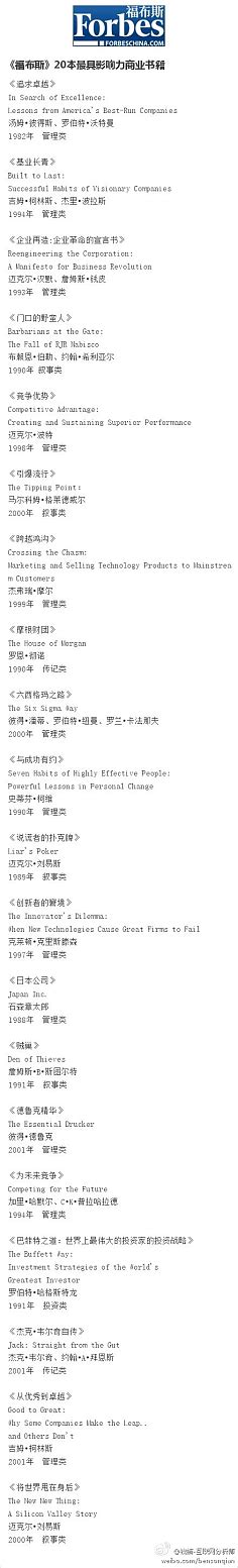 图书 花瓣网陪你做生活的设计师 《福布斯》20本最具影响力商业书籍