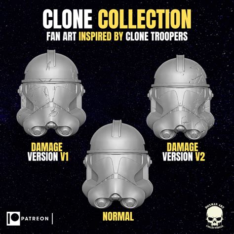 Clone Collection 3d Printable File Donman Art