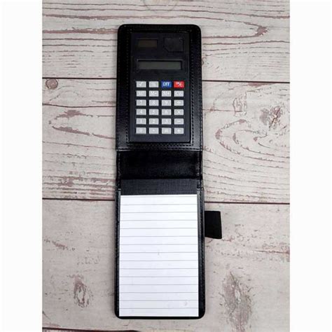 Jual Glo Buku Catatan Binder Note Cover Kulit With Kalkulator Y8302