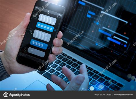 Chatbot Conversation Smartphone Screen App Interface Artificial