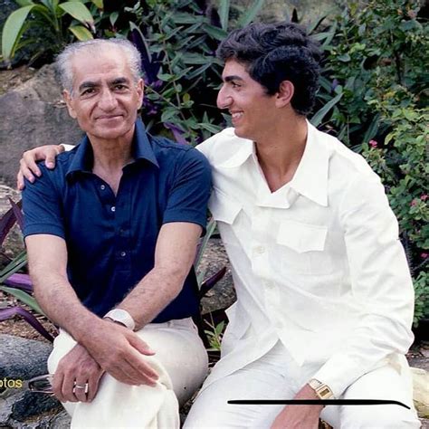 Mohammad Reza Shah Pahlavi King Of Iran And His Eldest Son Crown Prince