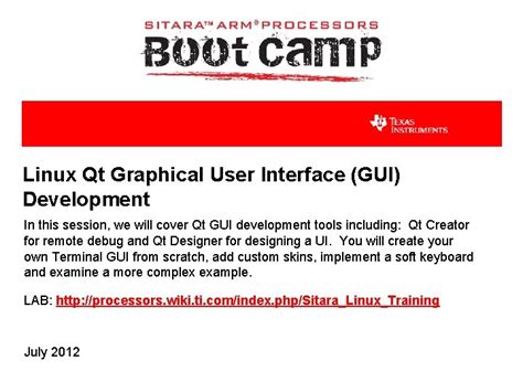 Linux Qt Graphical User Interface Gui Development In