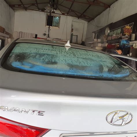 부산자동차썬팅 아반떼md 전면 및 후면 뒷유리 기포 뽀글이 제거후 시공 부산광역시 사상구 괘법동 비즈프로필