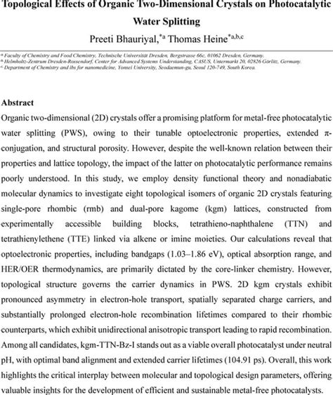 Topological Effects Of Two Dimensional Covalent Organic Polymers On Photocatalytic Water