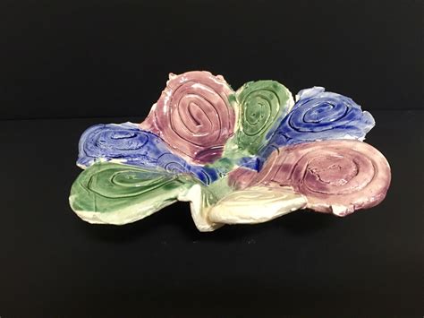 Grandville Elementary Art 4th Grade Clay Spiral Bowls