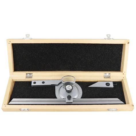Universal Bevel Protractor 0 360 Dgeree Angle Measuring Locator