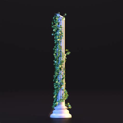 아이비 기둥 3d 모델 8 Obj Free3d