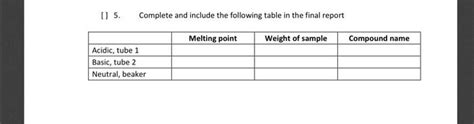 Solved Experiment 3 Separation Of A Three Component Mixture