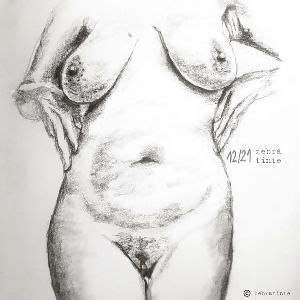 Curvy Nude Pencil Drawing By Me