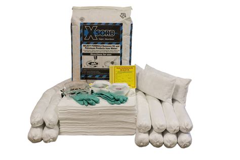 Xsorb Oil Spill Kit In 55 Gallon Poly Drum Spill Hero