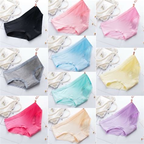 กางเกงใน นุ่มใส่สบาย มี10สี สีสันน่ารัก กางเกงในผู้หญิง Leader Shop365 Thaipick