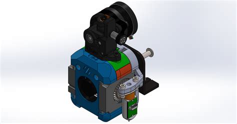 Dragon Burner V8 Mount For Voxelab Aquila With Bltouch No Support By