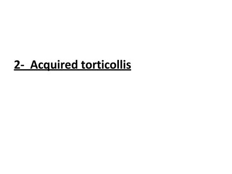 Torticollis Pptx