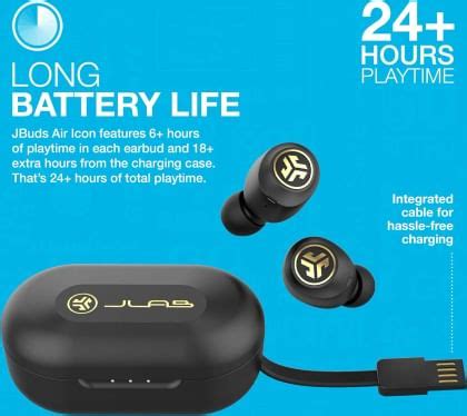 Jlab Jbuds Air Icon True Wireless Earbuds Price In India Full Specs Review Smartprix