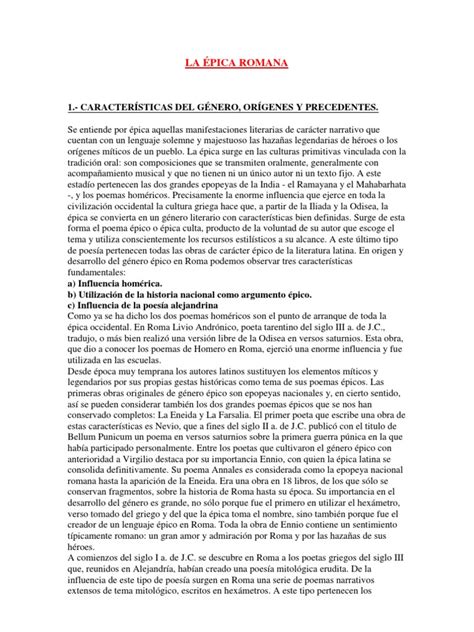 La Épica Romanadocx Virgilio Eneas