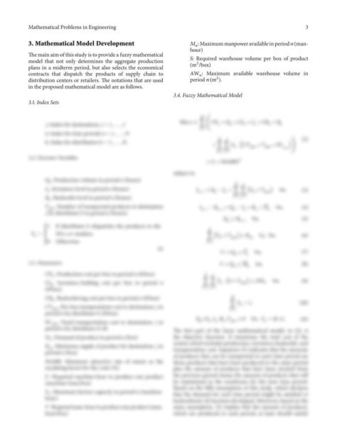Solution 2014 90 Application Of Fuzzy Optimization To Production Distribution Planning In