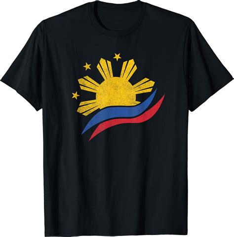 Philippine Shirt Filipino Pinoy Pride Sun Stars Men Women T Shirt