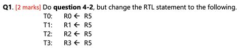 Solved Q Marks Do Question But Change The Rtl Chegg
