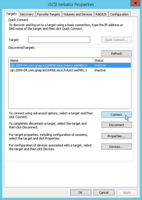 Windows Server Configuring ISCSI LUN With QNAP QES QNAP US