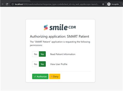 Smile Guide Develop And Configure Smart On FHIR