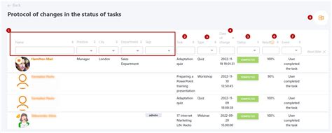Changing Task Status Protocol LMS Collaborator Knowledge Base
