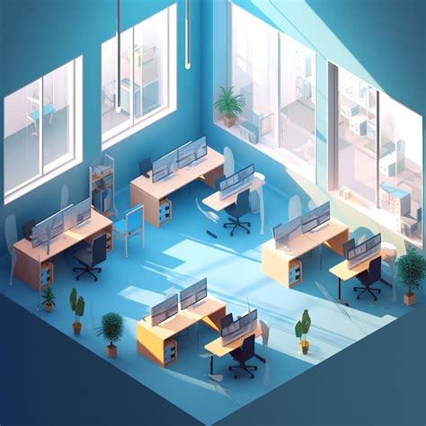 Premium Ai Image Office Photograph