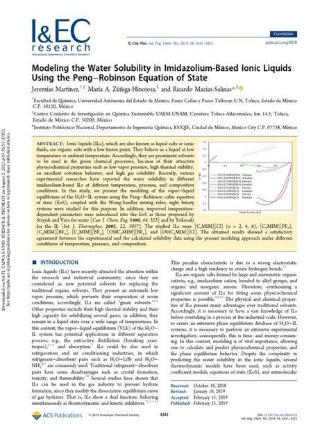 Modeling The Water Solubility In Imidazolium Based Ionic Liquids Using