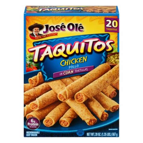Jose Ole Corn Tortilla Chicken Taquitos 20 Ct 20 Oz Harris Teeter