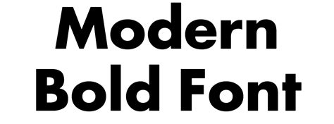 Modern Bold Font Dafont Free Font