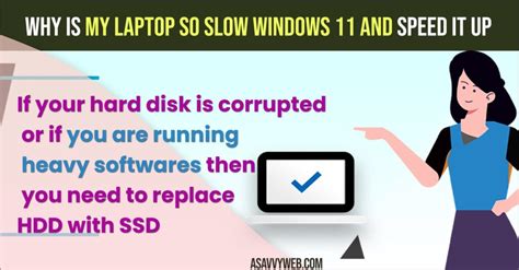 Why Is My Laptop So Slow Windows 11 10 And How To 6 Methods To Speed Up