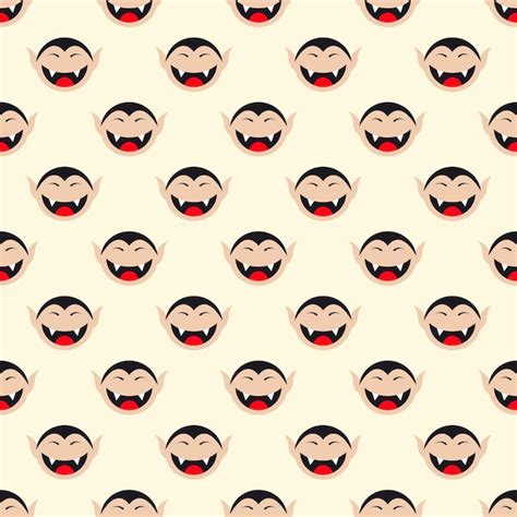 Premium Vector Colorful Seamless Pattern Of Vampire For Fabric
