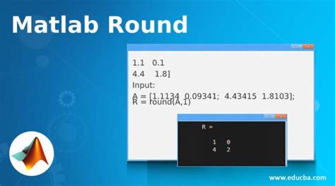 matlab round syntax and examples of matlab round