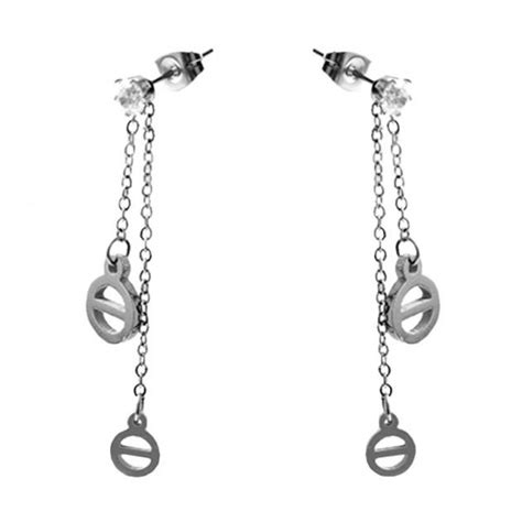 Сережки Steel Story з медичної сталі та позолотою 316 L Cz 1154 • Краща ціна в Києві Україні