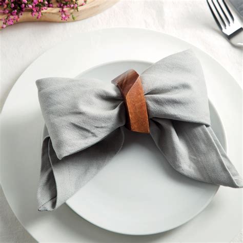 How To Fold A Linen Napkin Into A Bow Tie Wedding ETC