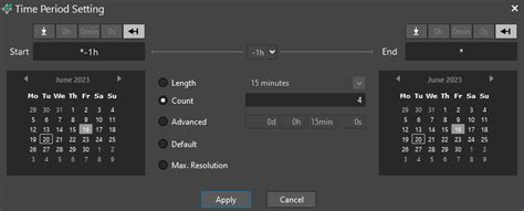 Report Item Query Options Configuration