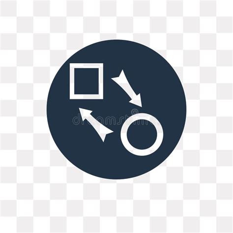Workflow Vector Icon Isolated On Transparent Background Linear Stock Vector Illustration Of
