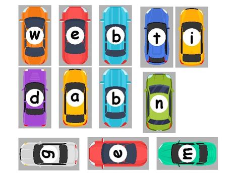 Cvc Words Car File Folder By Ms Ashlynns Honeybees Tpt