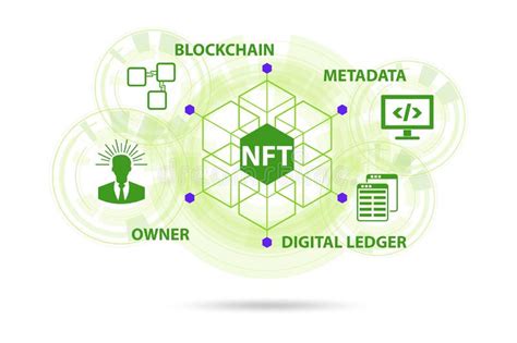 Illustration Of Nft Non Fungible Token Stock Illustration